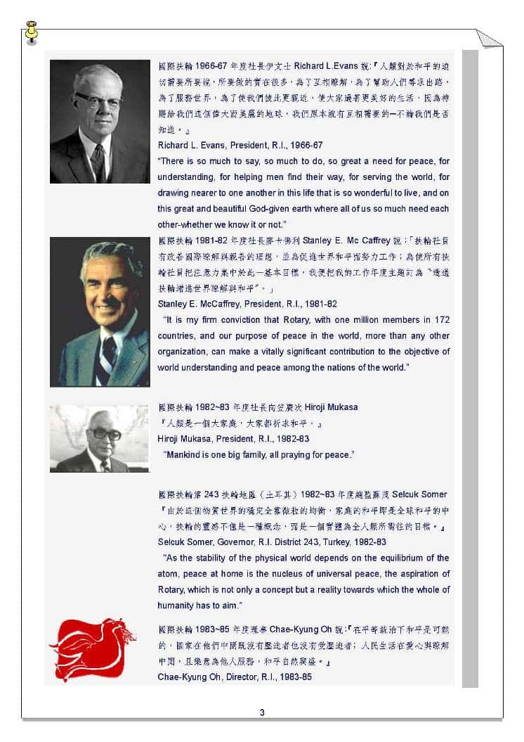 Voices for Peace | Rotary Global History Fellowship (RGHF)